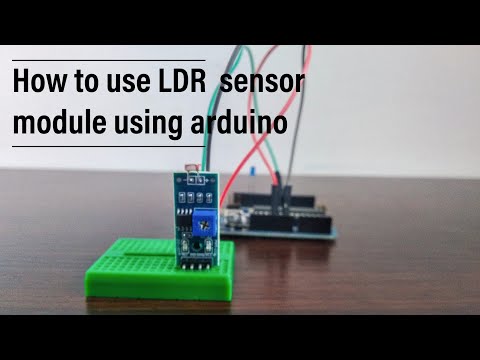 Arduino Tutorials | How to use LDR(light) sensor module using arduino