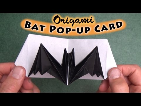 Origami Bat Pop-up Card | The Secrets of Origami
