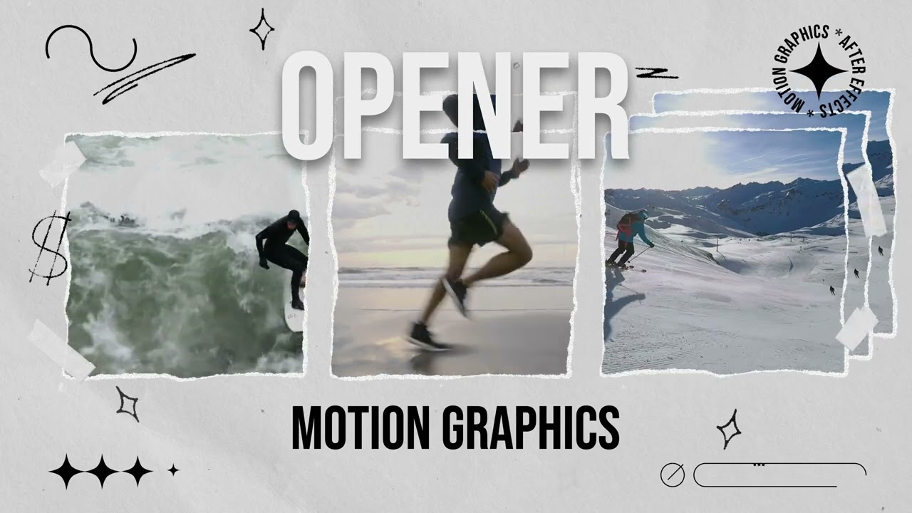 After Effects Template - Collage Grunge Opener Videohive