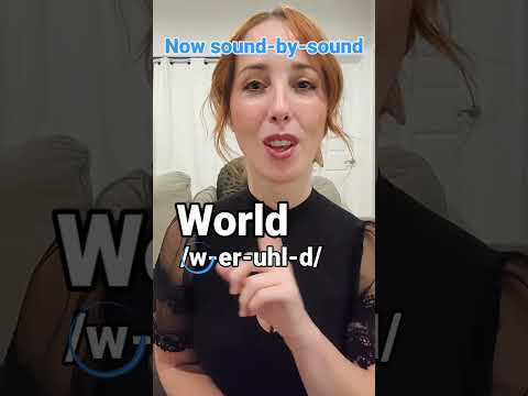 How to pronounce: world #americanenglish #world #pronunciationpractice