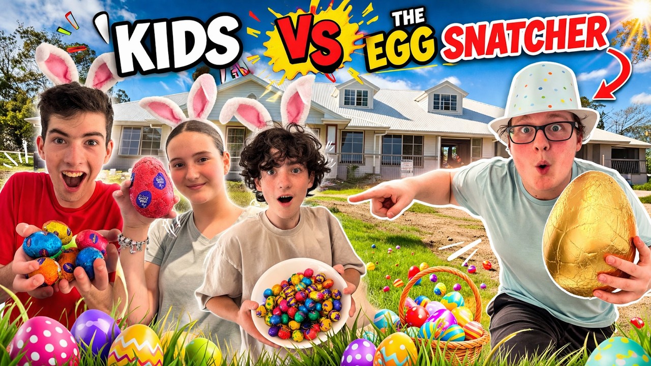 EASTER EGG HUNT IN OUR NEW HOUSE!🐣