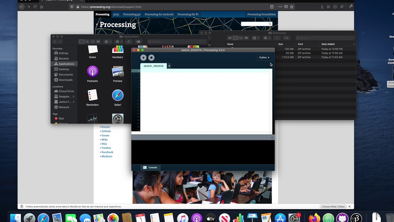 Install Python Mode for Processing