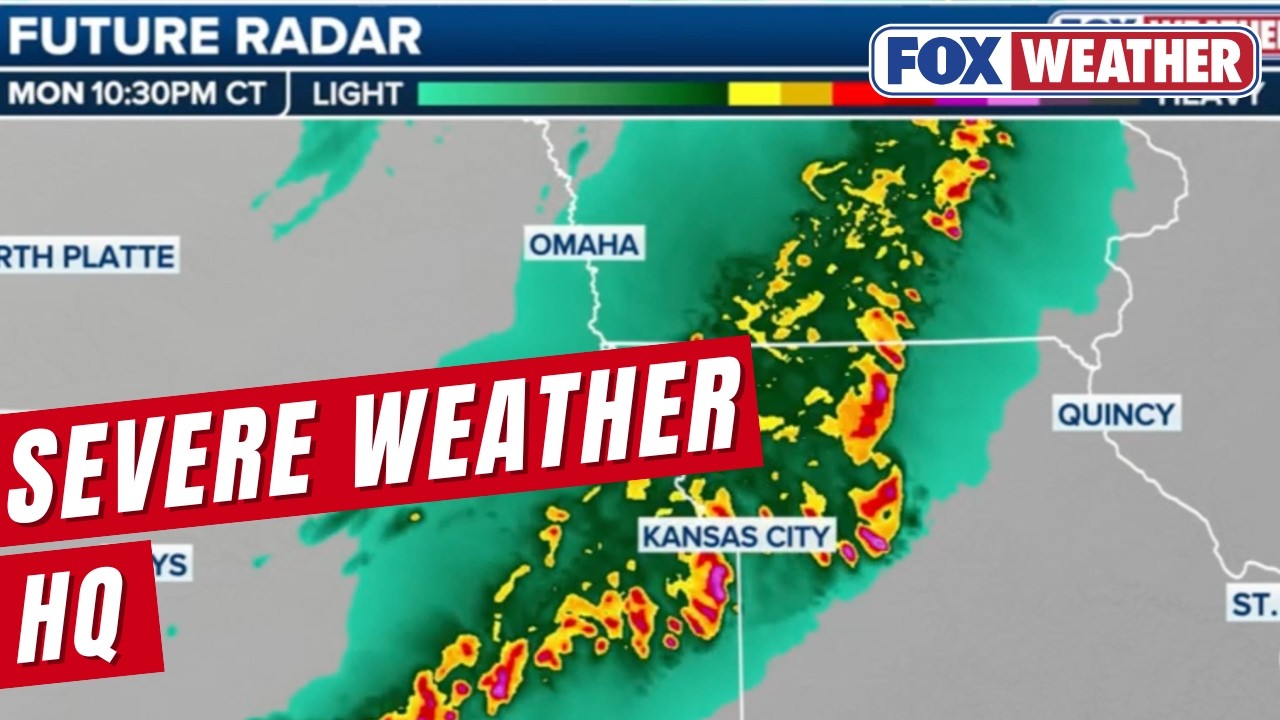 Severe Thunderstorms And Tornadoes Produce Large Hail, Damaging Winds In The Central US