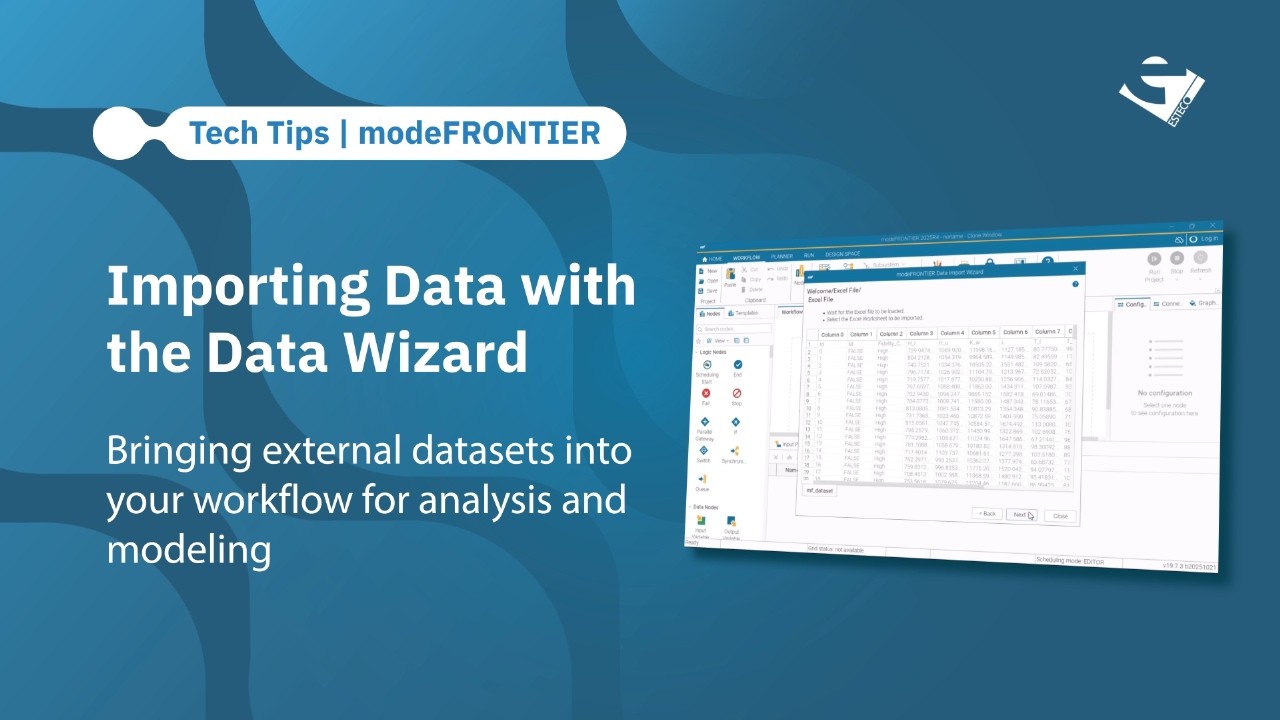 Importing Data with the Data Wizard | Tech Tips | modeFRONTIER