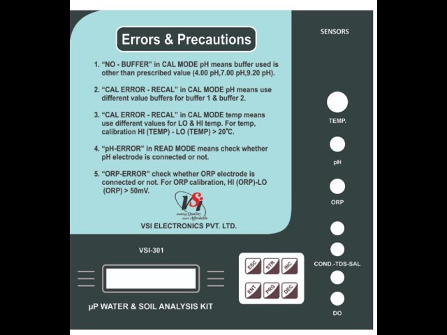 Digital Water & Soil Analysis Kits - Microprocessor Based Water Soil ...