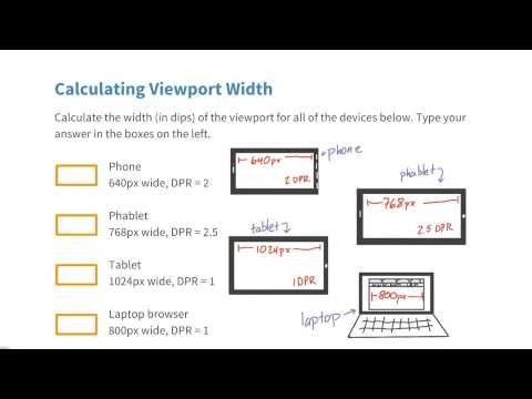 How wide is the viewport? Quiz - Responsive Web Design Fundamentals