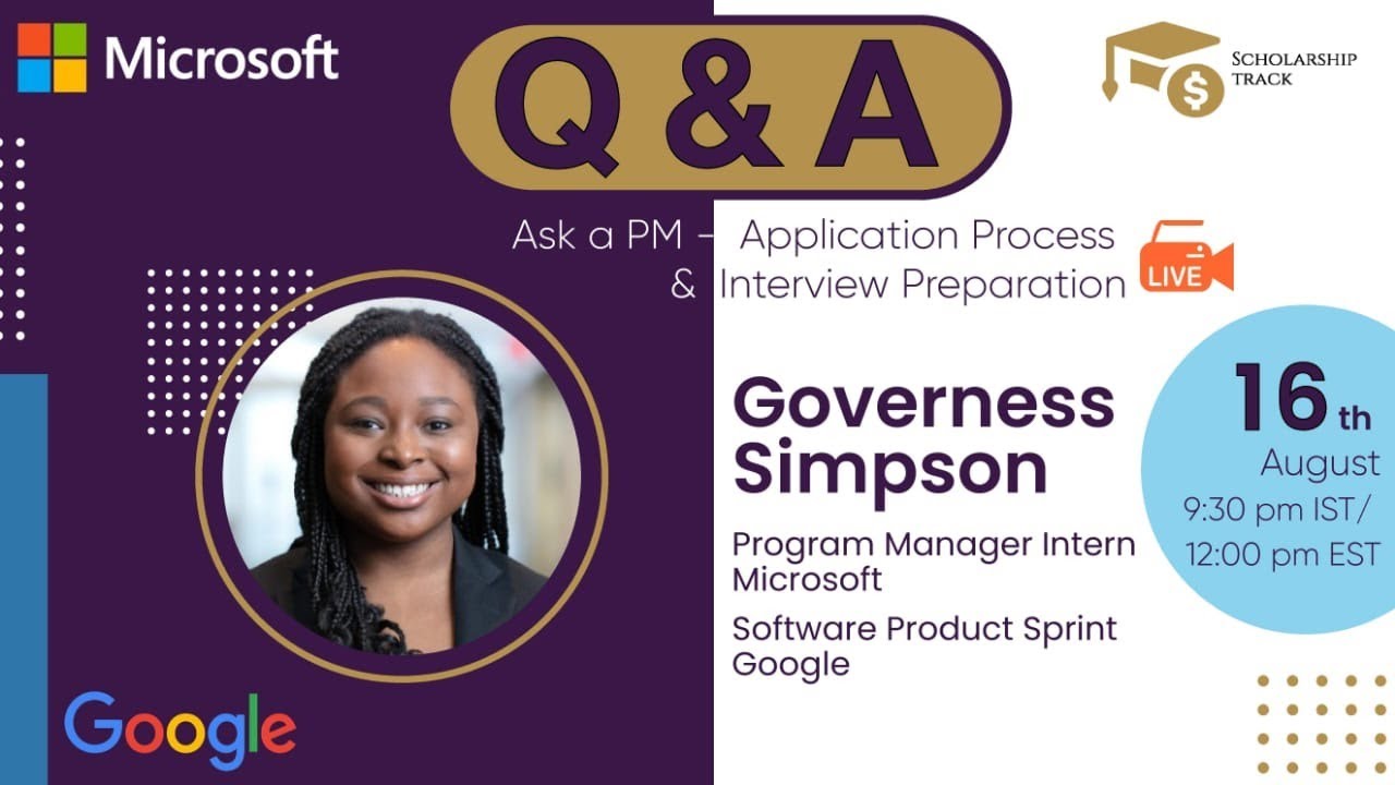 Live Q&A - Program Manager Intern at Microsoft