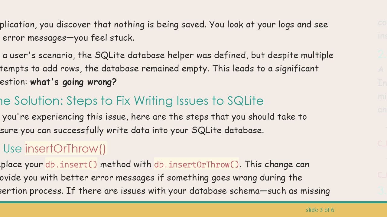 Solving the Issue of Can't Write Data into SQLite Database in Android Studio (Java)
