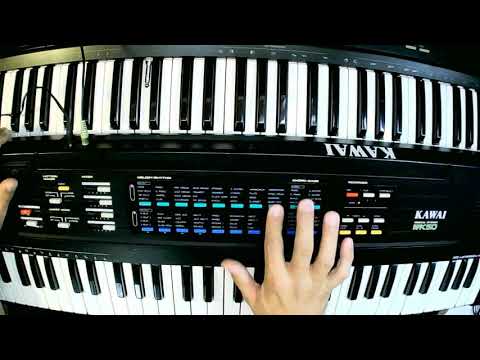 KAWAI WK-50 80s MIDI digital PCM synth RARE keyboard, K1 | Reverb UK