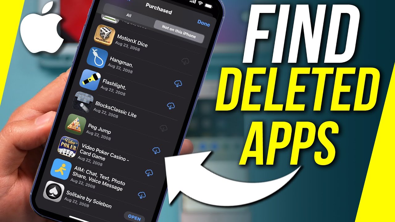 How to Find Deleted Apps on iPhone