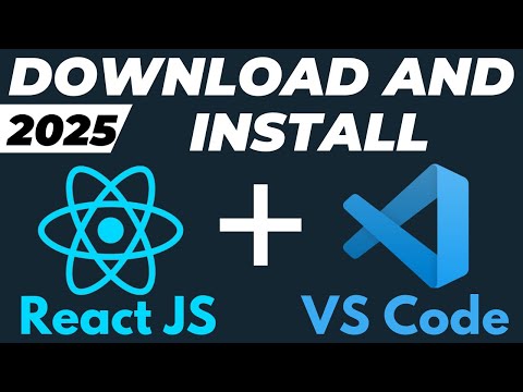 How to Run React JS App in Visual Studio Code Tutorial 2025 | Download and install react in VS Code