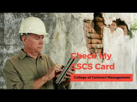 Check My CSCS Card