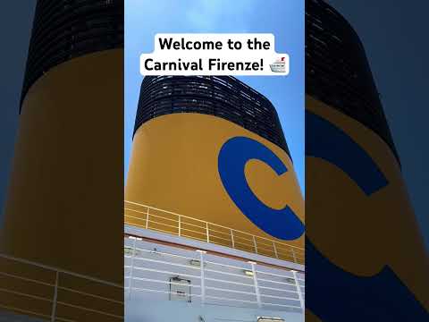 The beautiful Carnival Firenze! Let’s cruise italian style! #cruiselife #cruise #fun #carnivalcruise