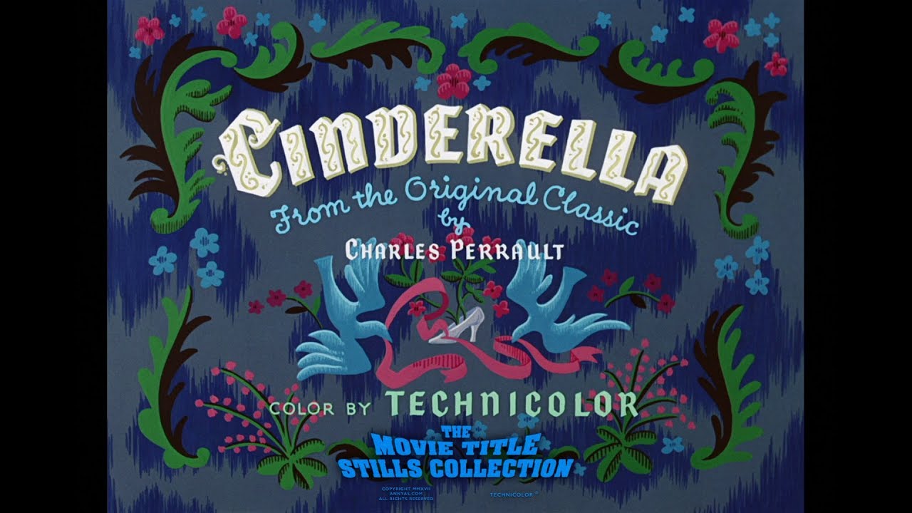 Cinderella (1950) title sequence