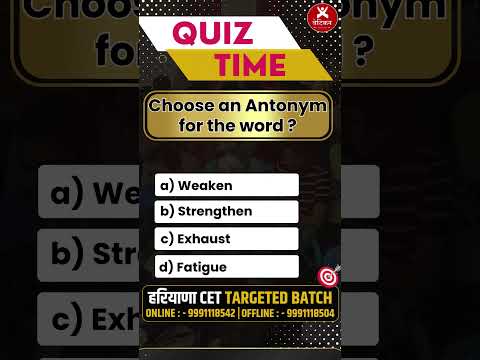Can You Guess the Antonym ?