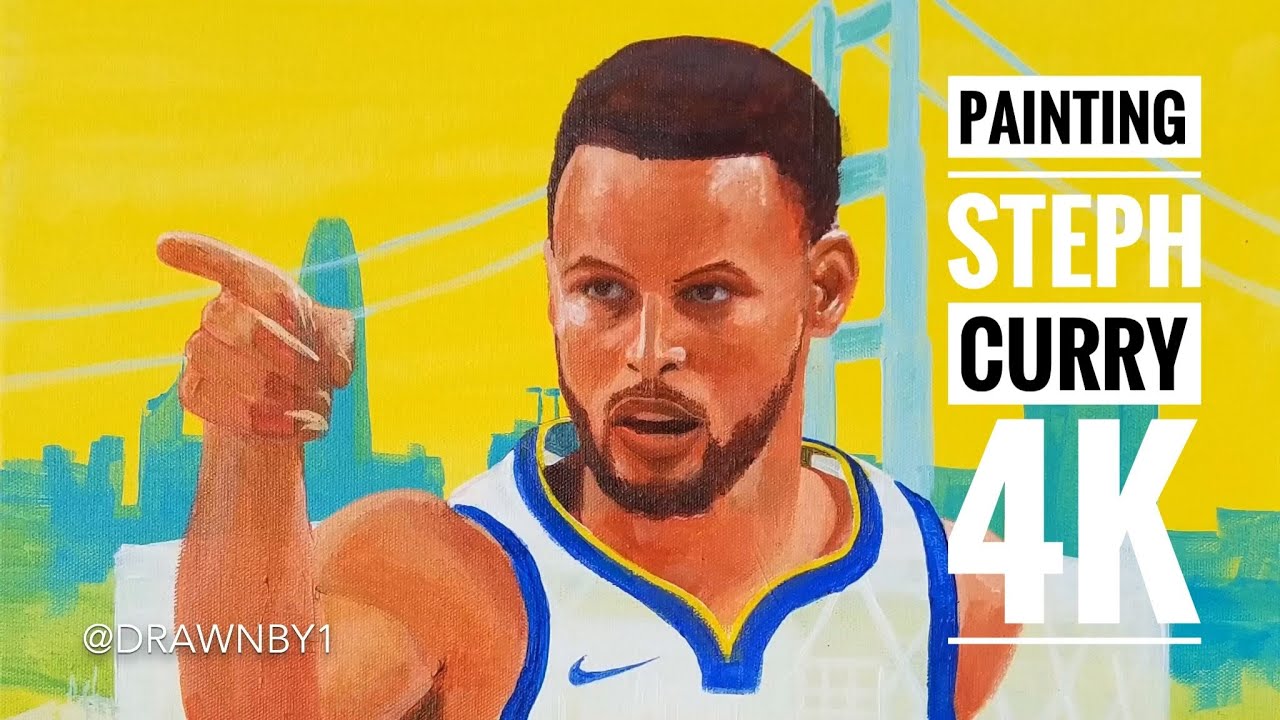 Painting Steph Curry - 4K