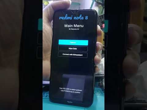 Xiaomi Redmi Note 8 Recovery Mode