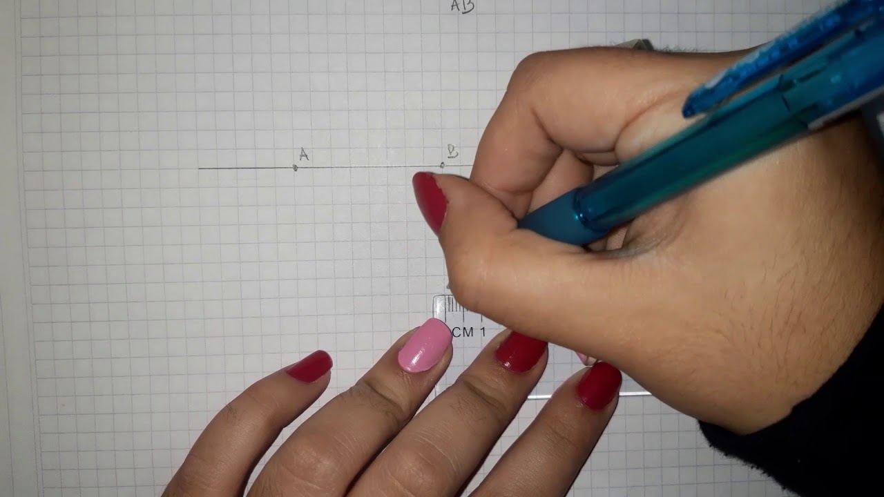 Construcción de segmentos congruentes.