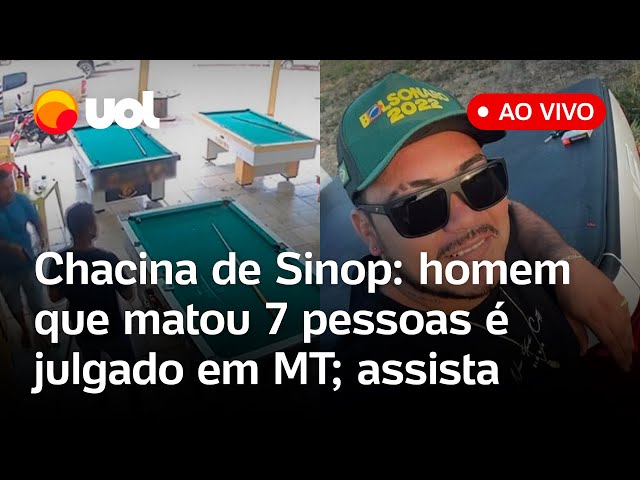 Chacina em Sinop: Réu por matar 7 pessoas em bar de Sinop é julgado