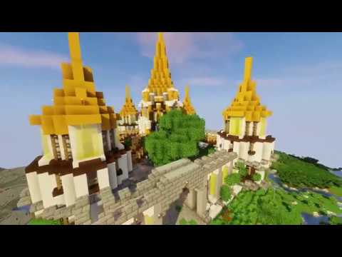 Castle on Island - Sky Defender Minecraft Map