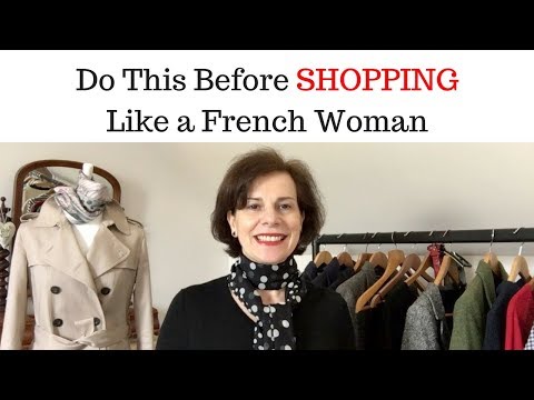 DO THIS BEFORE SHOPPING LIKE A CHIC FRENCH WOMAN
