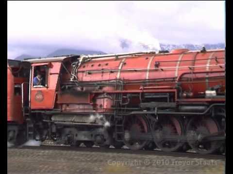 South African Steam: SAR Class 26 3450 Red Devil Ashton South Africa 17 Aug 2002
