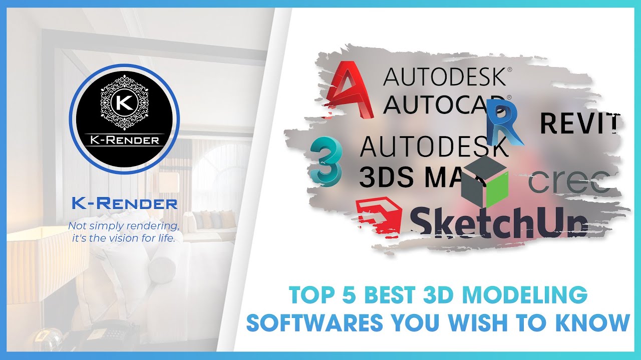 Top 5 Softwares  For 3d Modeling