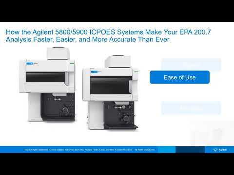 How the Agilent 5800/5900 ICPOES Systems Make Your EPA 200.7