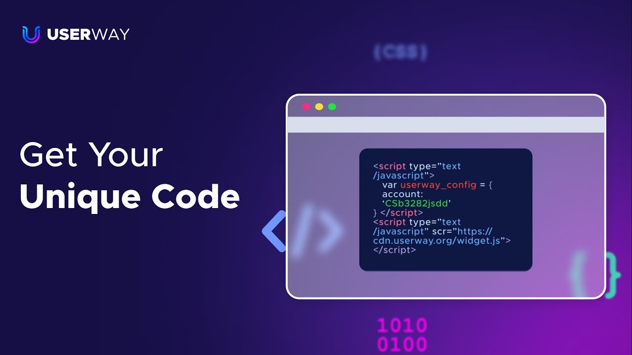 Six Steps to Accessing Your Unique UserWay Code