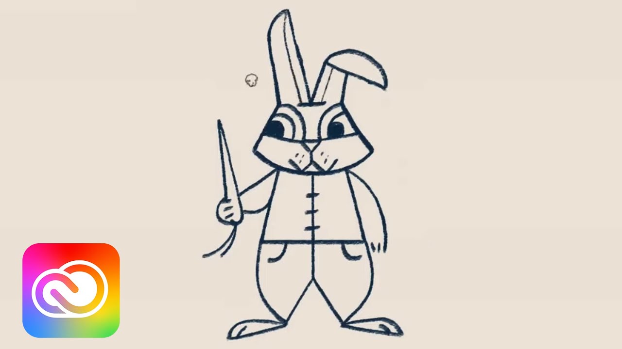 Draw Along with Kyle T. Webster - Rabbit | Adobe Creative Cloud