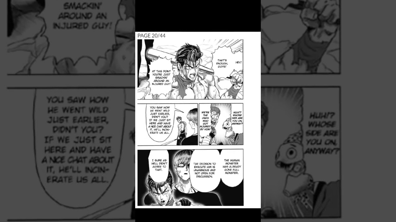 OPM CHAPTER 169 ...KING saves Garou [EDIT]