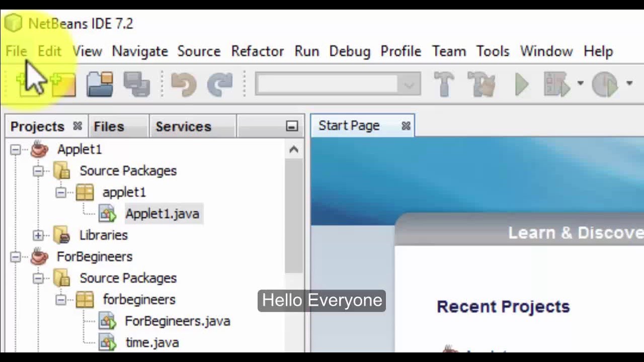 Java Tutorials - Create a program for Multiplication Table's using 