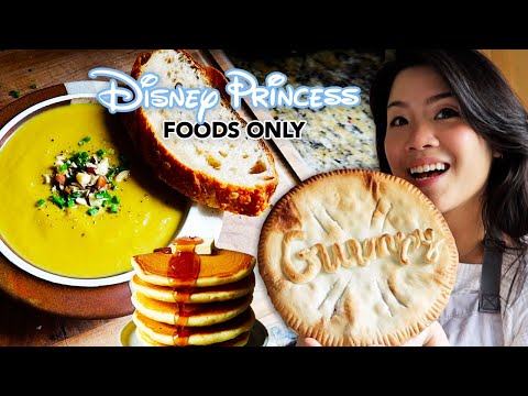 I Only Ate Disney Princess Foods For 24 Hours (Part 2!)