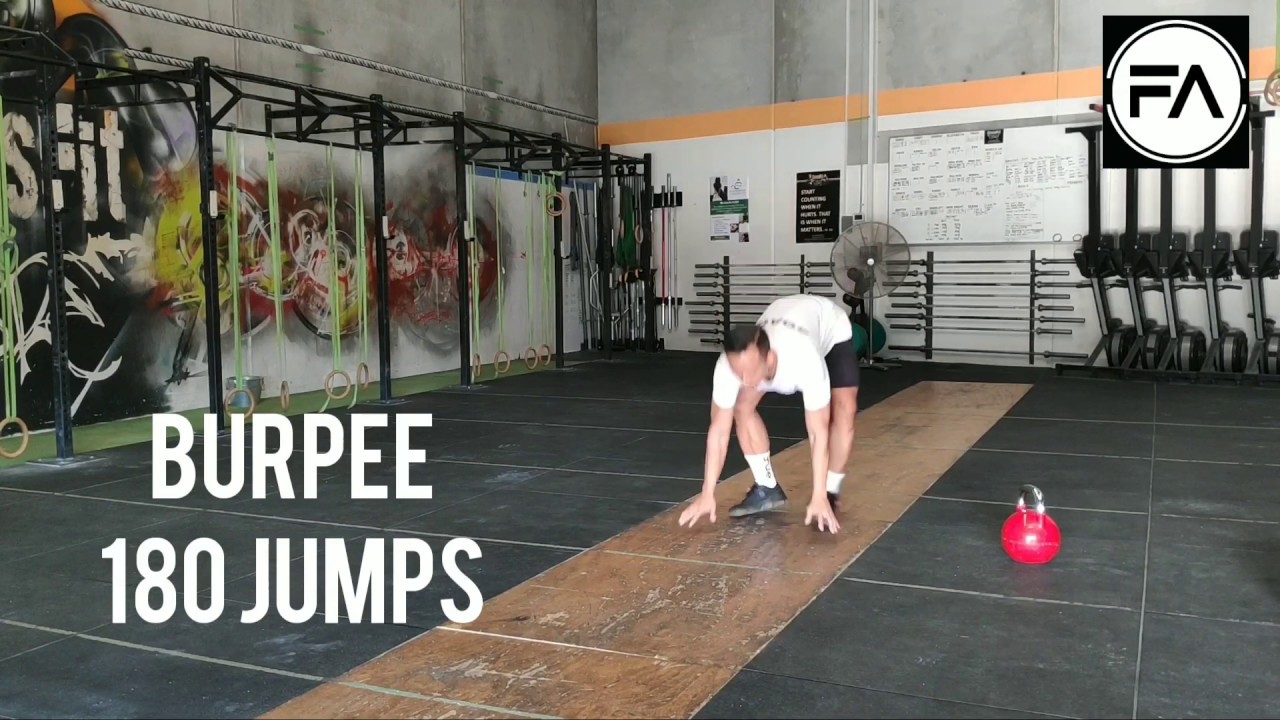 Exercise Library: Burpee 180 Jumps