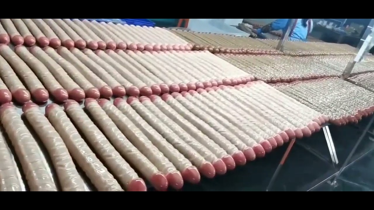 Double Penetration Dual Dildos in Flesh