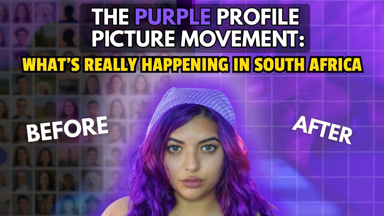 The truth behind the PURPLE profile pictures: What's really happening in South Africa
