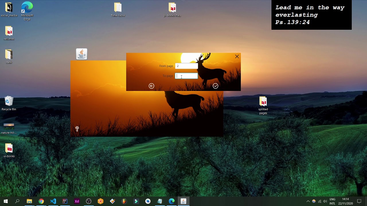 JavaFX PDFSplitter Desktop App Demo (Unedited)