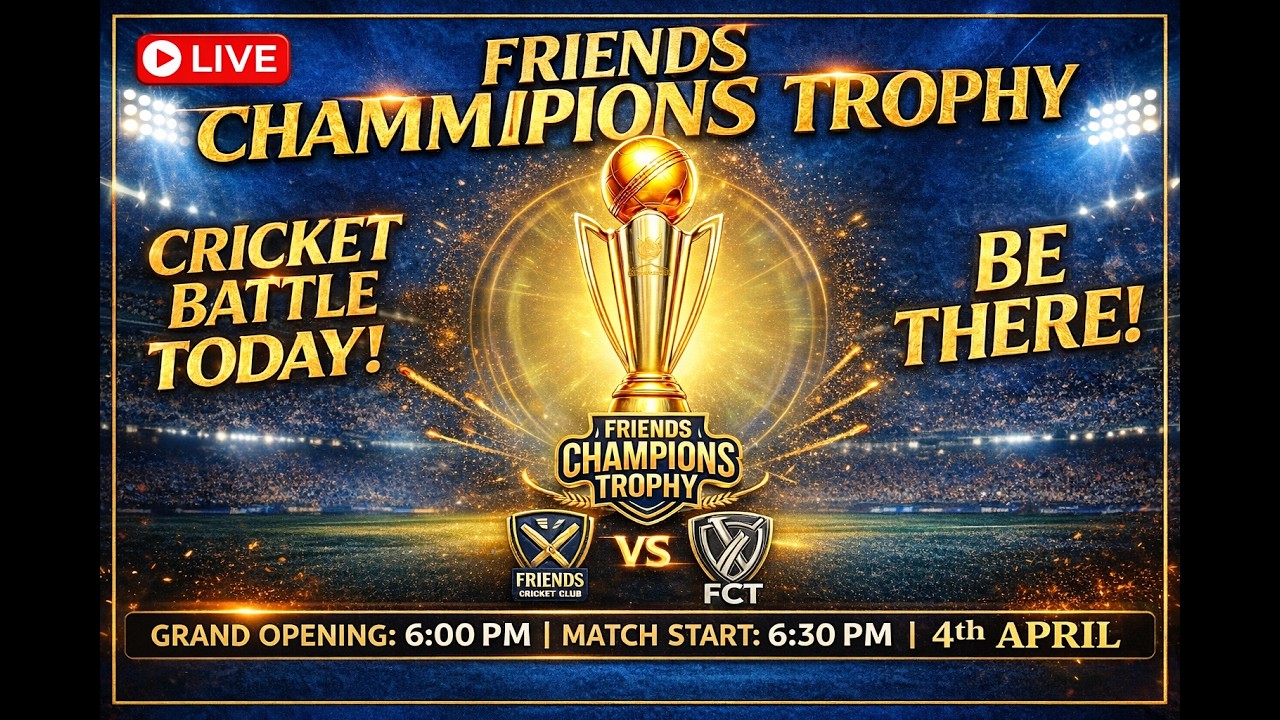 Matchday Live: Friends Champions Trophy Grand Opening | LIVE on RS Gallery