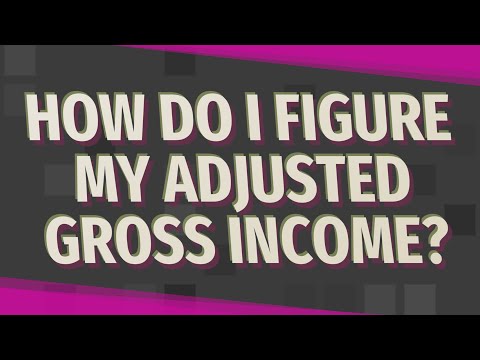 How do I figure my adjusted gross income?