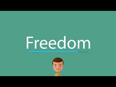 How to pronounce Freedom