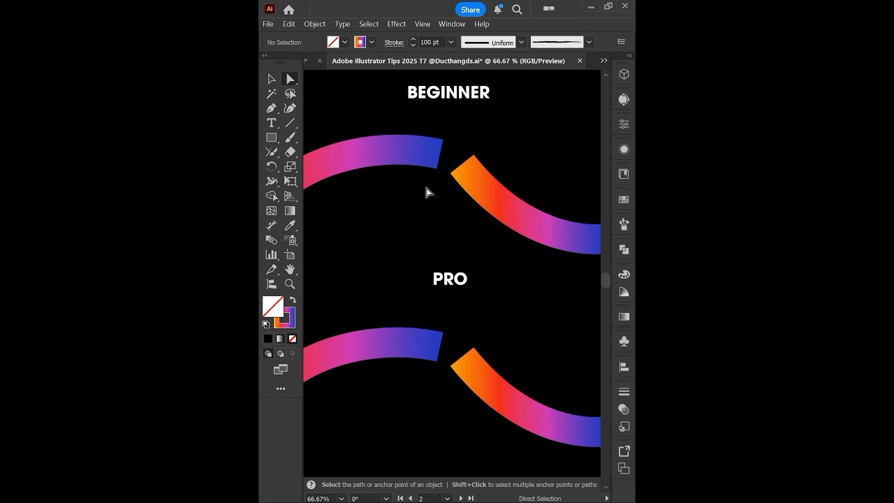Adobe Illustrator 2025 - Tips to using Join Tool like a PRO #ducthangds