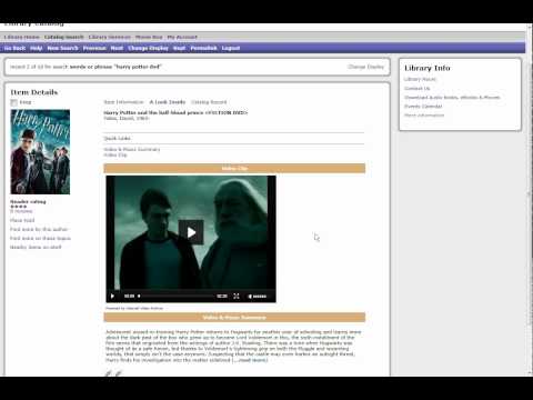 Searching & placing a hold in the PLS catalog