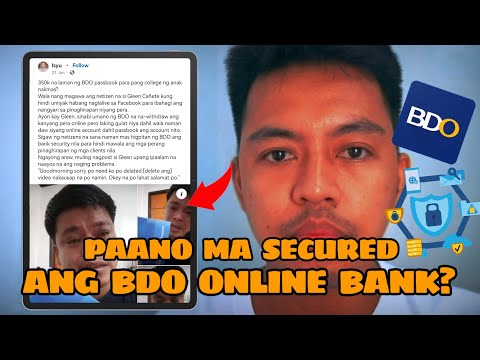 BDO ISSUE 350k! How to Secure your BDO ACCOUNT? #bdo #bdobank #onlinebank #bdotogcash #bdocreditcard