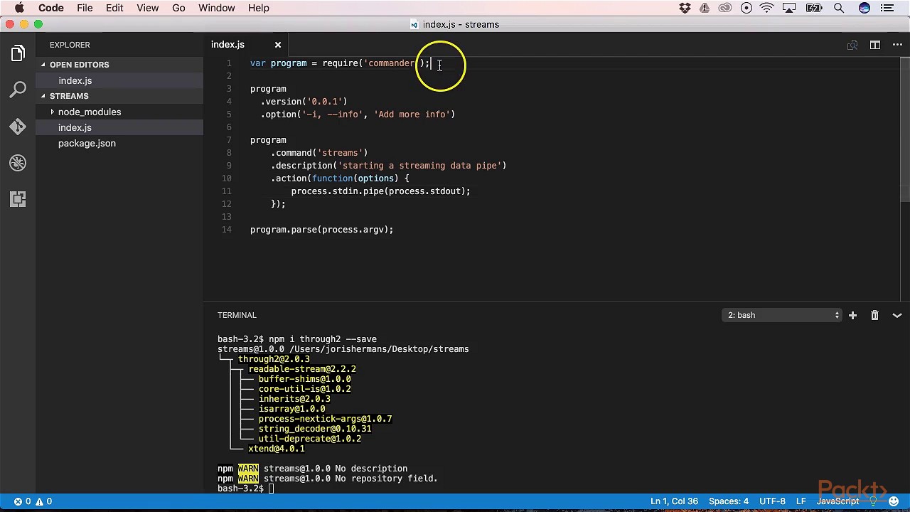 Mastering Node.js : Exploring Streams | packtpub.com