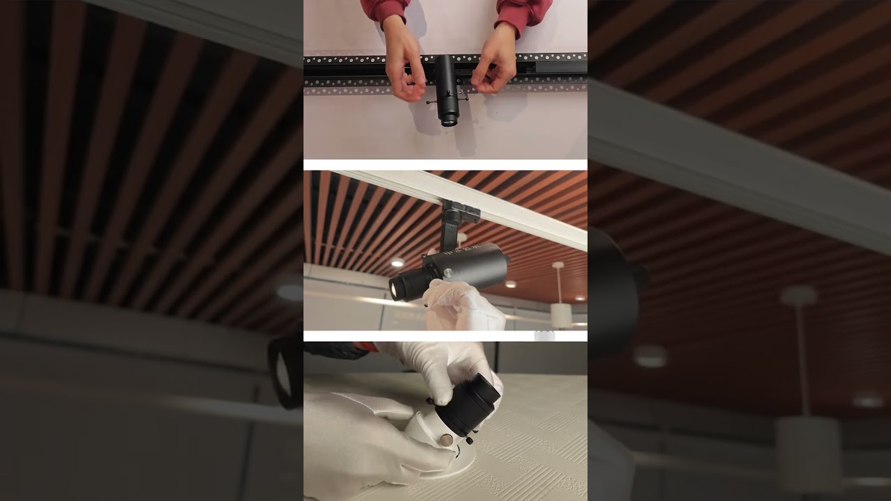 New Shapeable light/contour spotlight/framing shutter for home/commercial lighting solutions