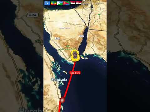 Mogadishu Somalia to Gaza Strip Palestine #mogadishu #somalia #africa #gaza #palestine#map#travel#uk