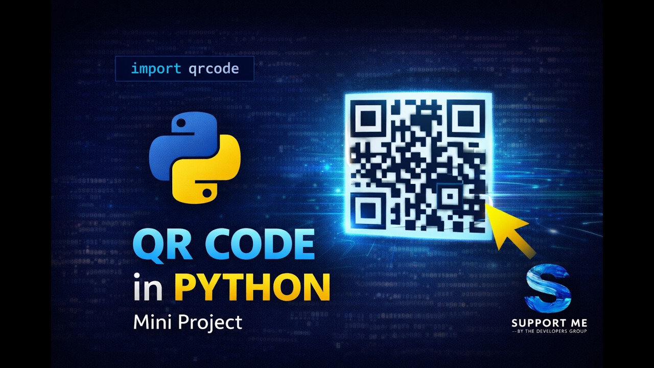 How to Generate QR Code in Python | Step-by-Step Mini Project