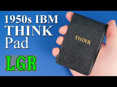 The Original IBM Thinkpad Was a Literal Notebook