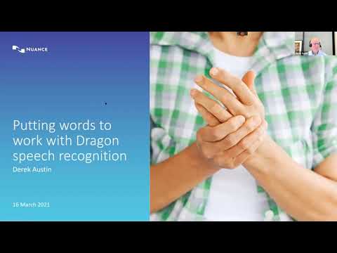 Putting your words to work with Dragon speech recognition with Derek Austin from Nuance