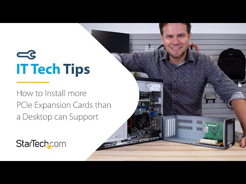 How to Install More PCIe Expansion Cards than a Desktop Can Support | IT Technician Tech Tips